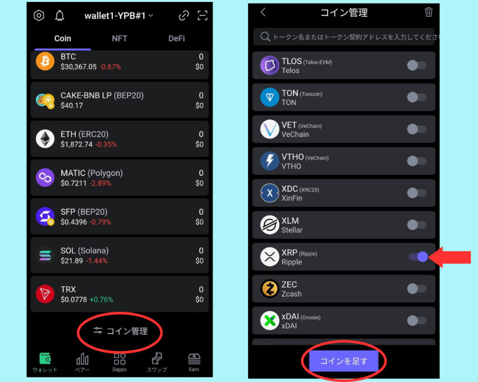 【初心者向け】SafePal Wallet(セーフパルウォレット)国内取引所を使って入金、出金方法を画像付きで解説！ | COINCATS